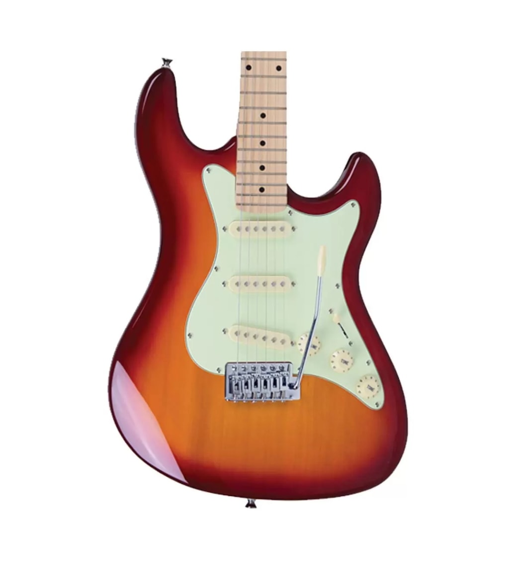 GUITARRA STRINBERG STRATOCASTER CHERRY BURST STS100CS 10882 - Innova Music