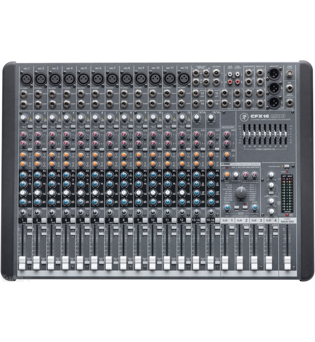MESA DE SOM MACKIE 16C CFX16 MKII - Innova Music