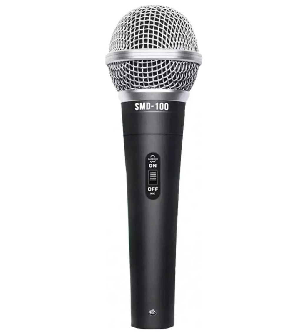 MICROFONE DYLAN DINÂMICO DE MÃO COM FIO SMD-100 - Innova Music